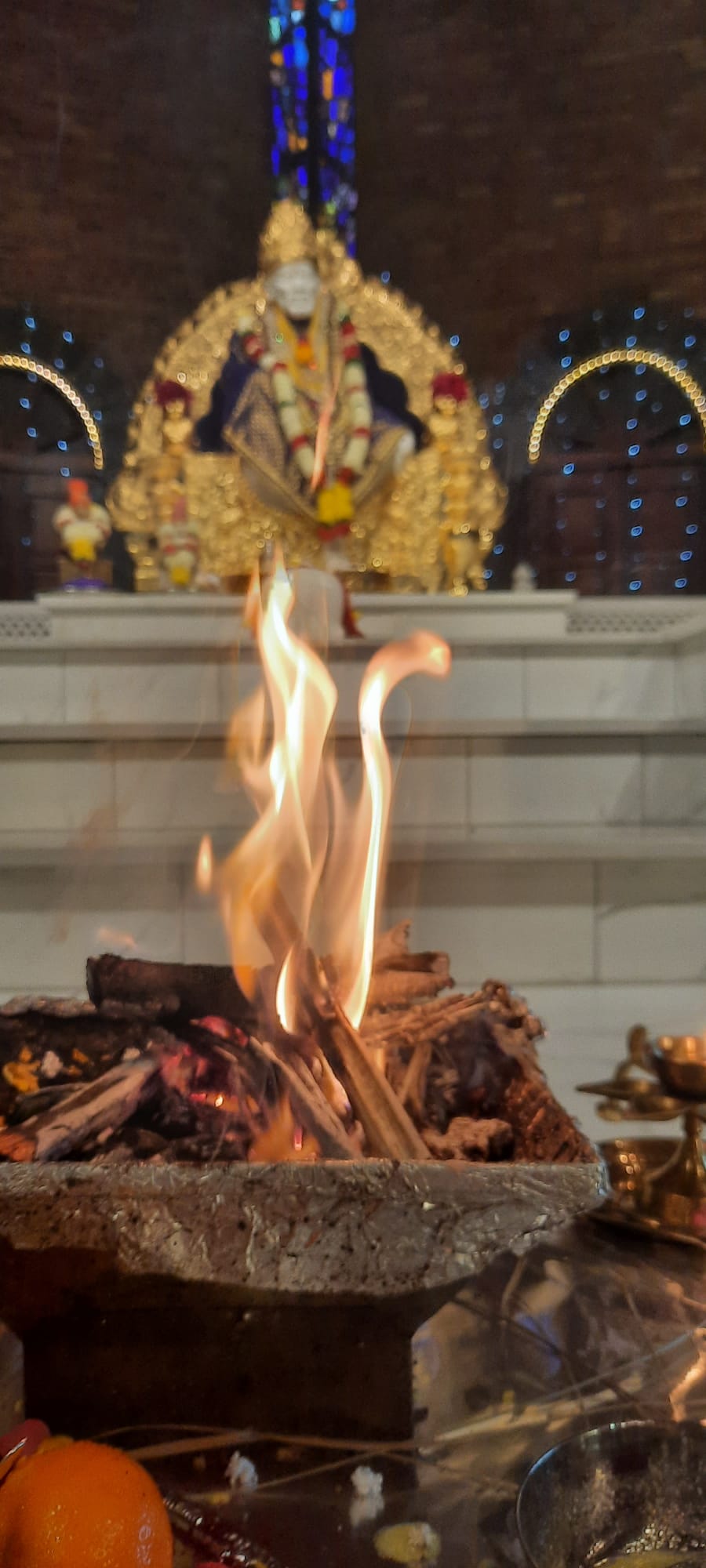 Dhuni pooja - Wisconsin Shirdi Sai